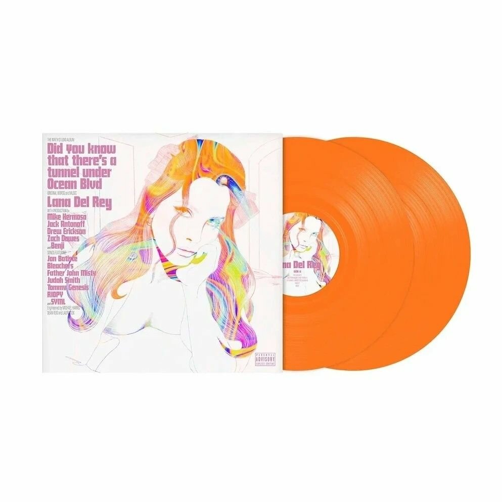 Виниловая пластинка Lana Del Rey - Did You Know. (2LP, 2024, Polydor) orange