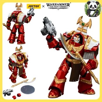 Фигурки героев JOYTOY x Warhammer 40,000 1/18 Thousand Sons Sekhmet Terminator Cabal Sekhmet With Combi-Melta And Achea Force Weapon фигурки героев подвижные игрушки