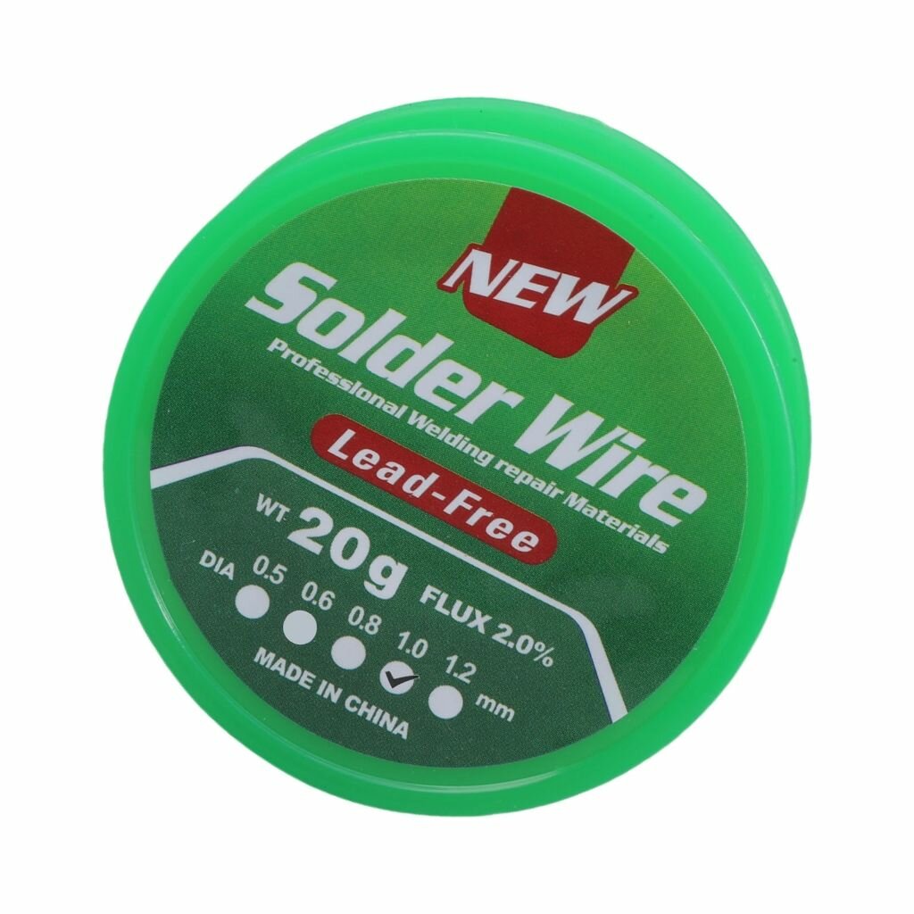 Бессвинцовый припой для пайки, 20g - 1.0mm