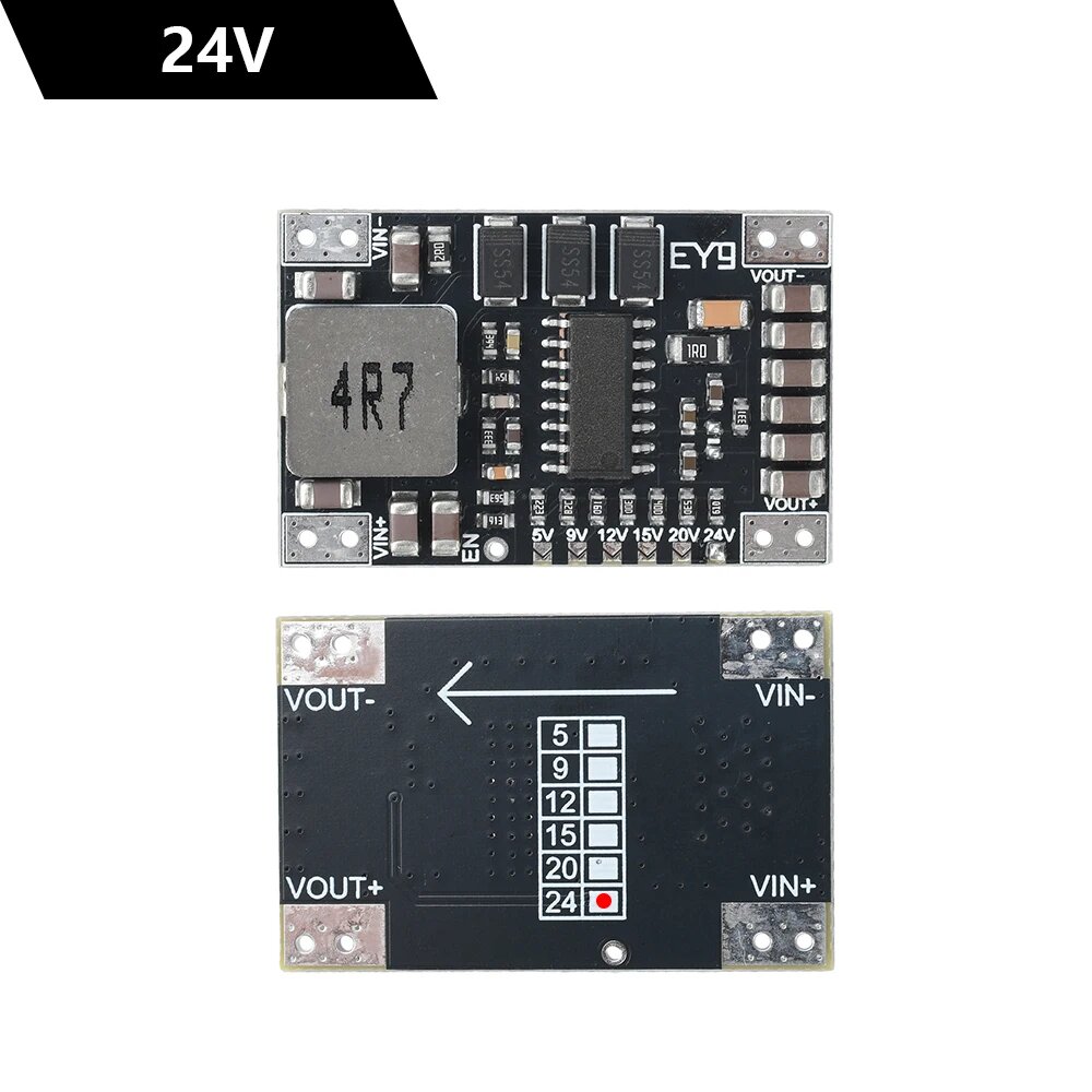 Повышающий DC-DC модуль 24V 5A