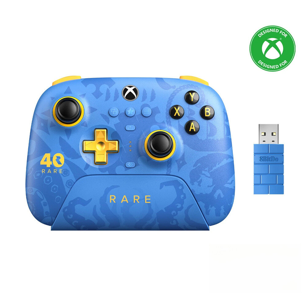 8BitDo Ultimate 3-режимный контроллер с джойстиками на эффекте Холла для Series X/S Xbox One, Apple, Windows PC Android