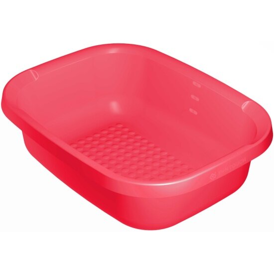 Таз Funtouch Comfort прямоугольный, 18 л, пластик, в ассортименте (FT1106)