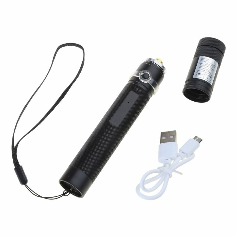 USB перезаряжаемый зеленый фонарик индикатор указателя лазерная ручка