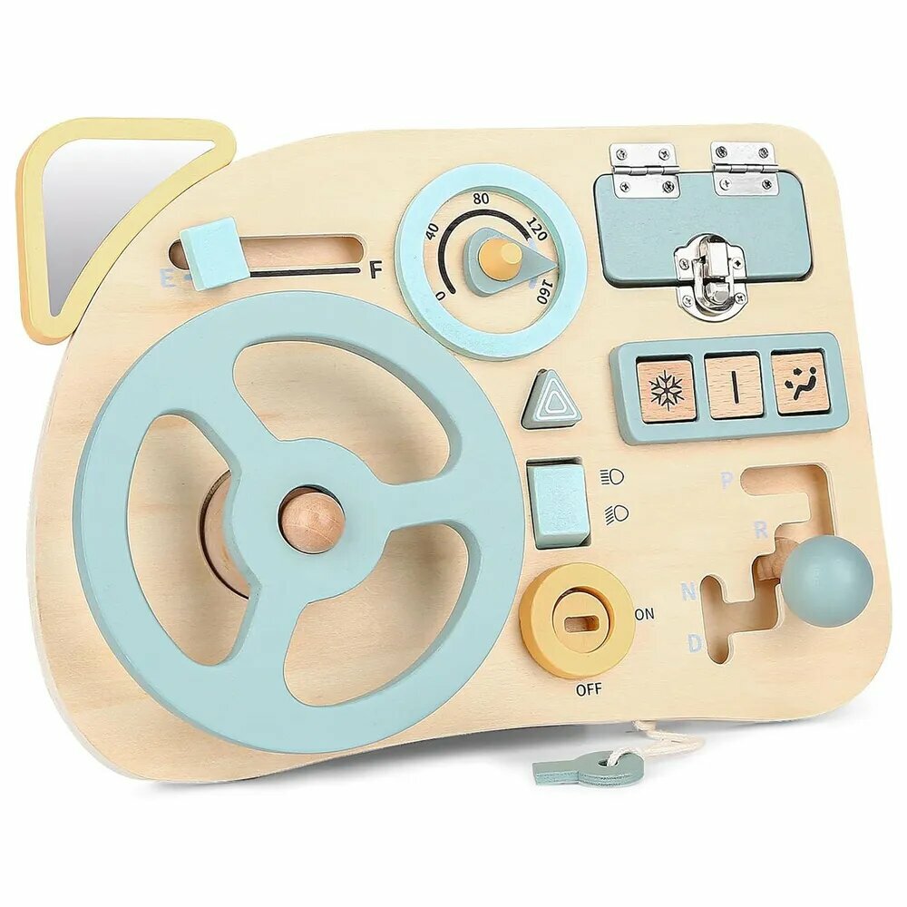 Бизиборд, Монтессори-доска для занятий, Музыкальные игрушки Монтессори, для мальчиков и девочек 1, 2 лет