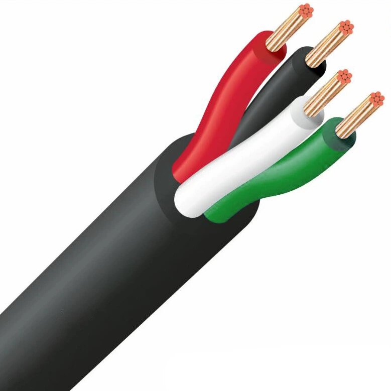 Кабель акустический с катушки Bi-Wire BELDEN 70047.00500 Black, 1 м