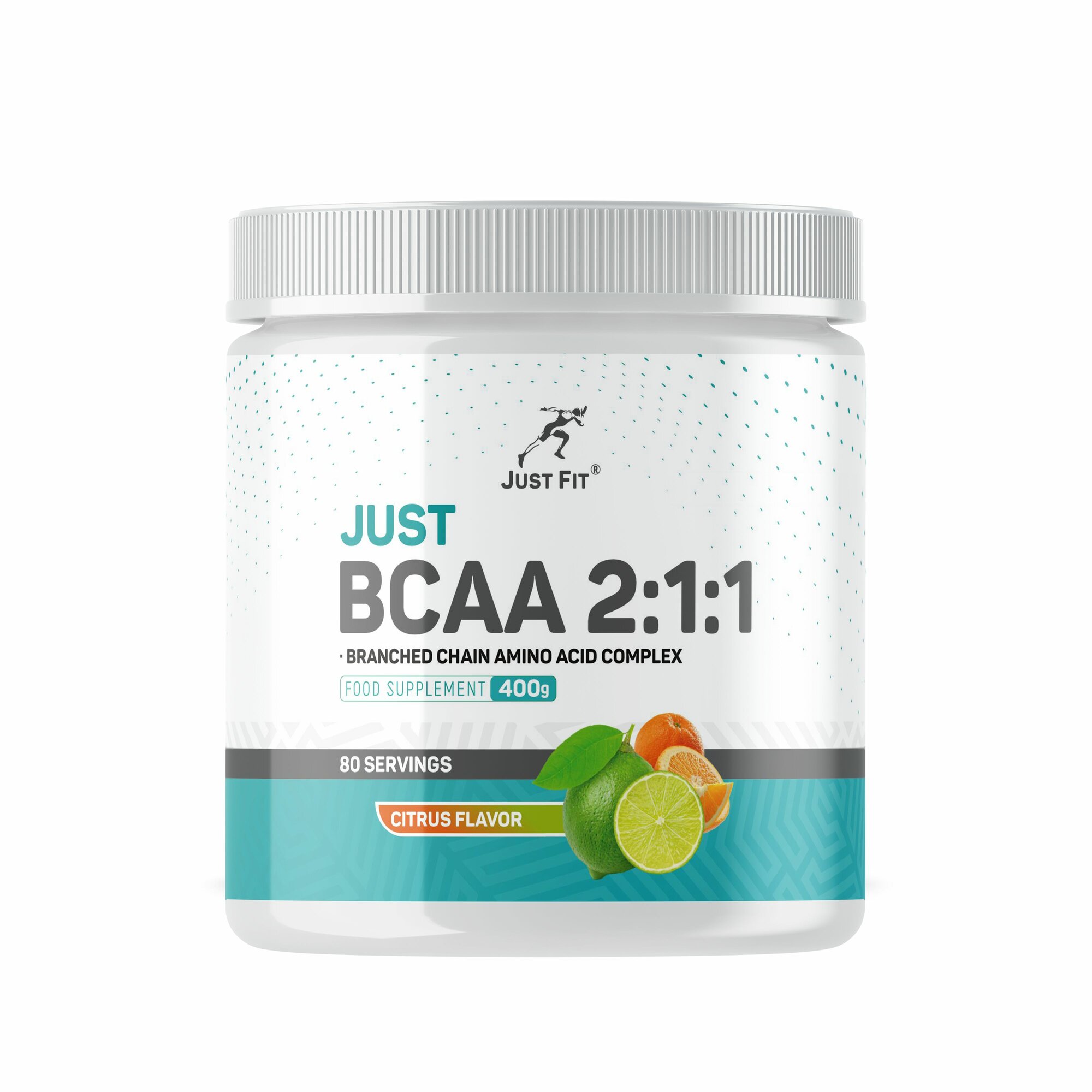 Just Fit Just BCAA 2:1:1 400 грамм, BCAA, вкус цитрус