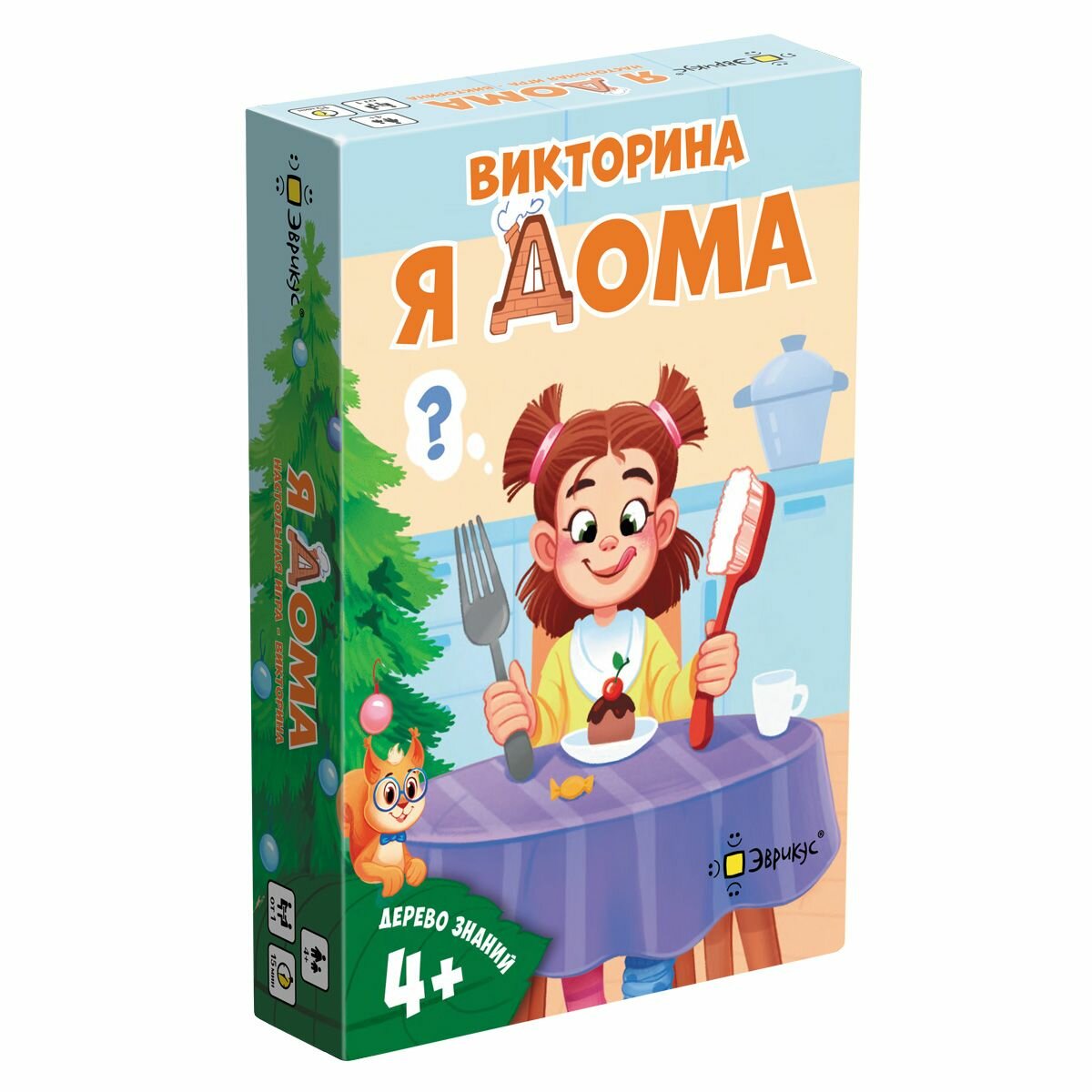 Настольная игра Эврикус Викторина. Дерево знаний: Я дома, арт. BG-17103