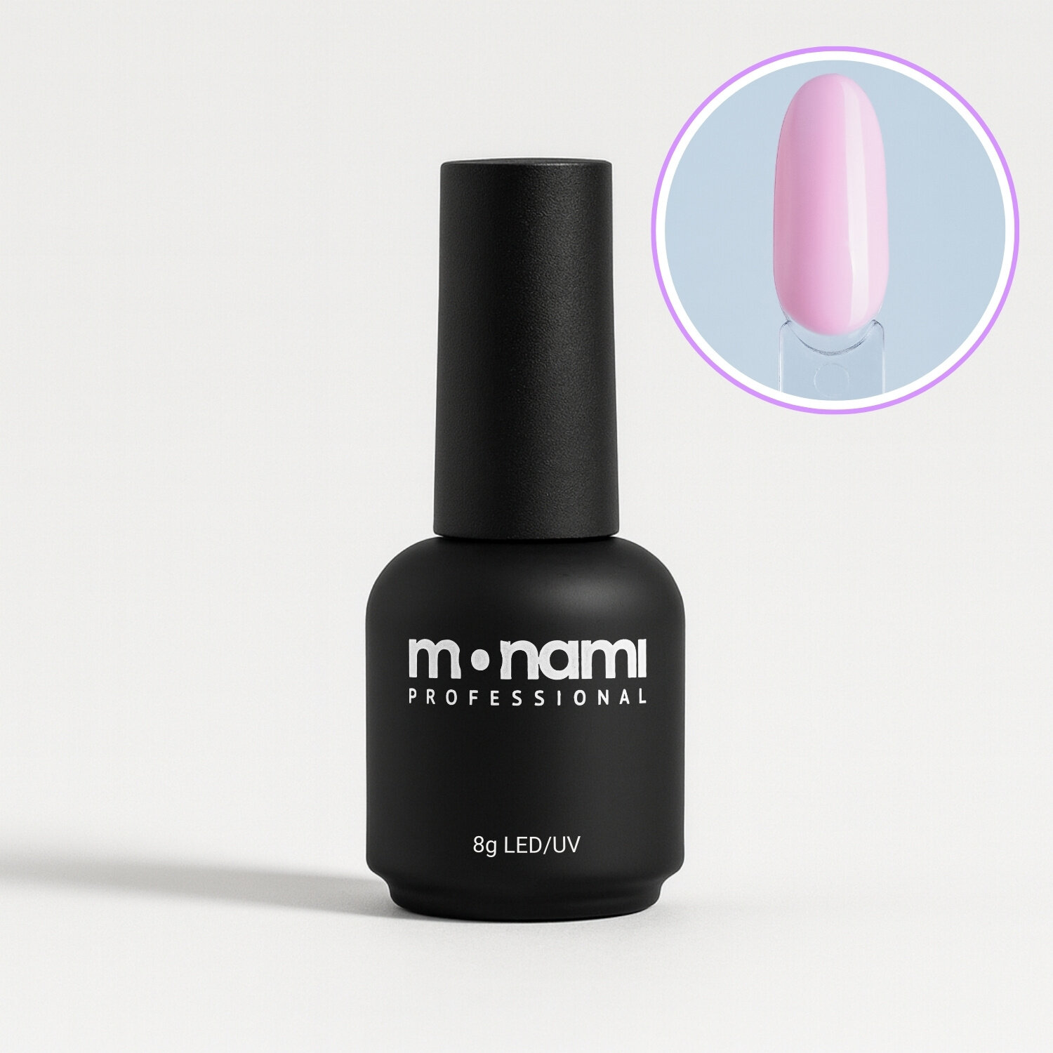 Гель-лак Monami Toy №01 8 г самый кукольный розовый, с легкой нежной текстурой