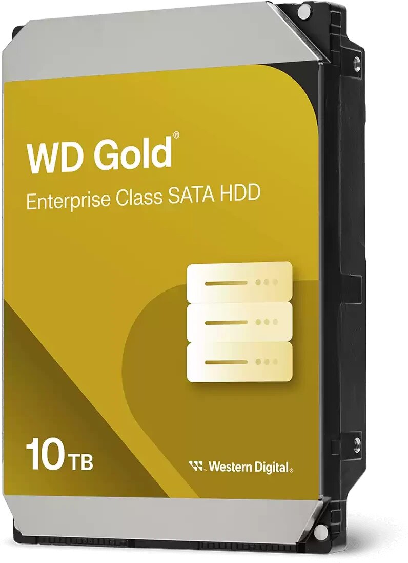 Жёсткий диск 10Tb SATA-III WD Gold (WD103KRYZ)