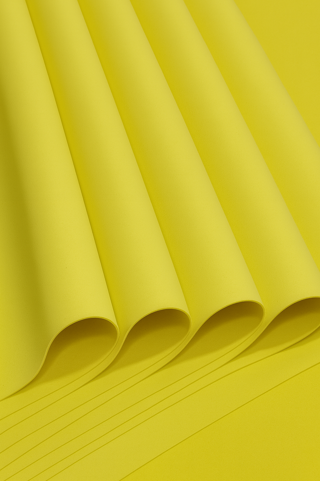 Фоамиран Фоамиран, 23.5x24 см, 1 мм, упаковка 8 шт, цвет лимонный