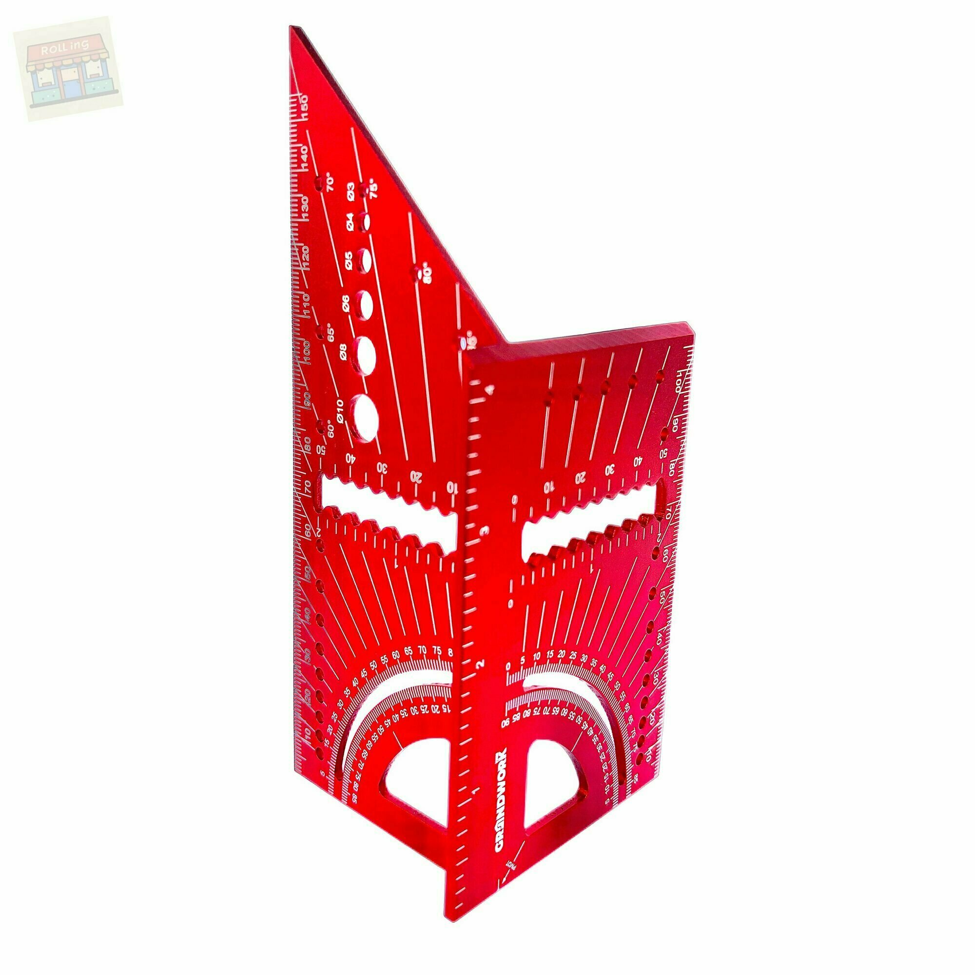 Угольник алюминиевый 3D GRANDWORK