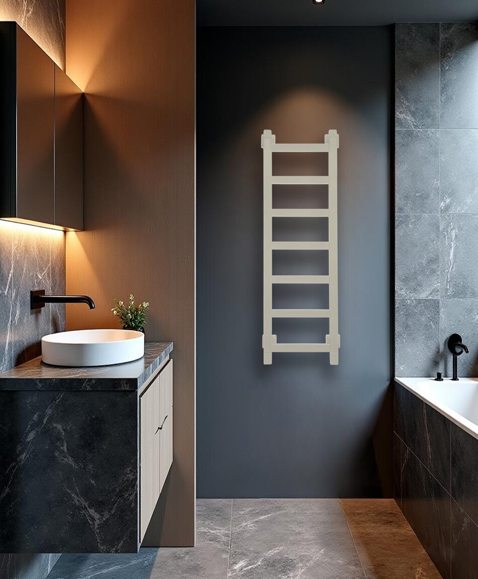 Полотенцесушитель водяной Quadro-1 80x30 см Грейдж