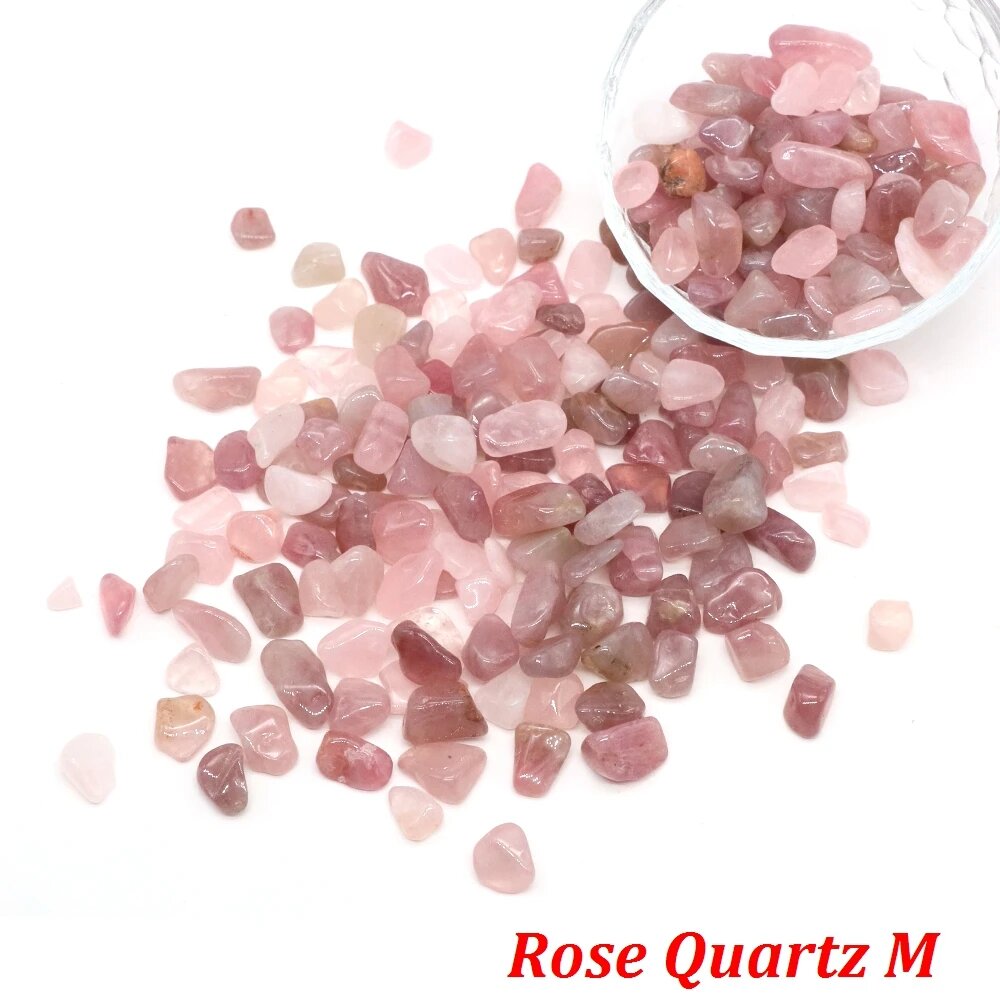 Натуральные камни лазурит Розовый, 100g, Rose Quartz M