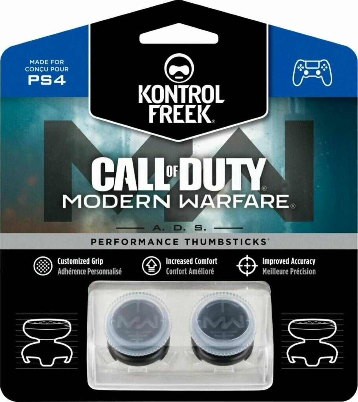 Насадки на стики FPS KontrolFreek Call of Duty Modern Warfare для геймпада Sony PS4, PS5, Xbox 360 накладки N1