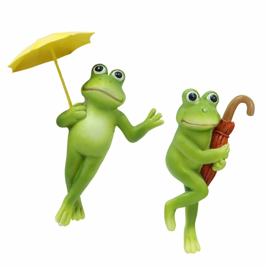 Подвеска с лягушкой и зонтом, набор из 2 предметов