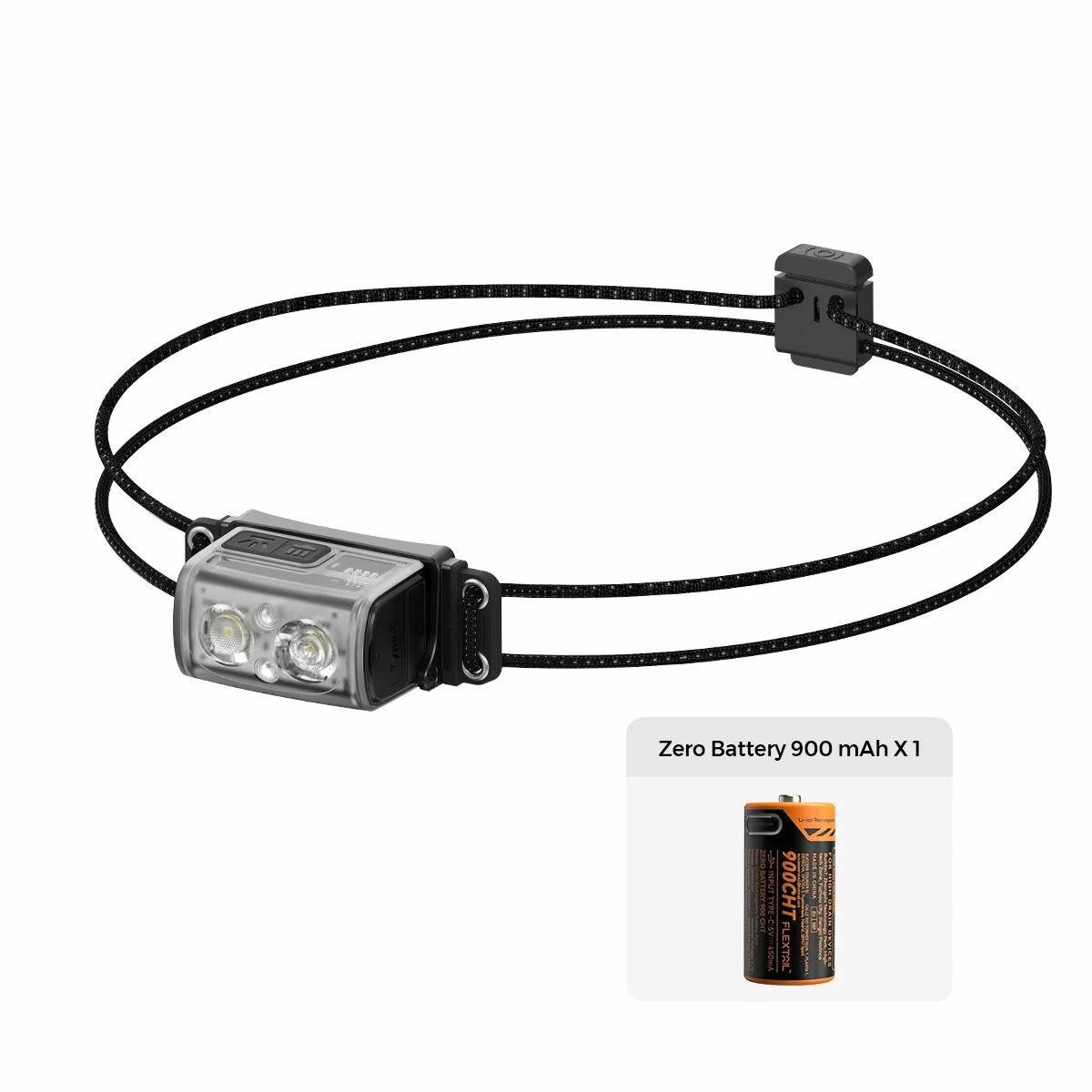 Светодиодный перезаряжаемый налобный фонарь с 6 режимами TINY HELIO 600Z для кемпинга, бега, туризма и рыбалки ультралёгкий