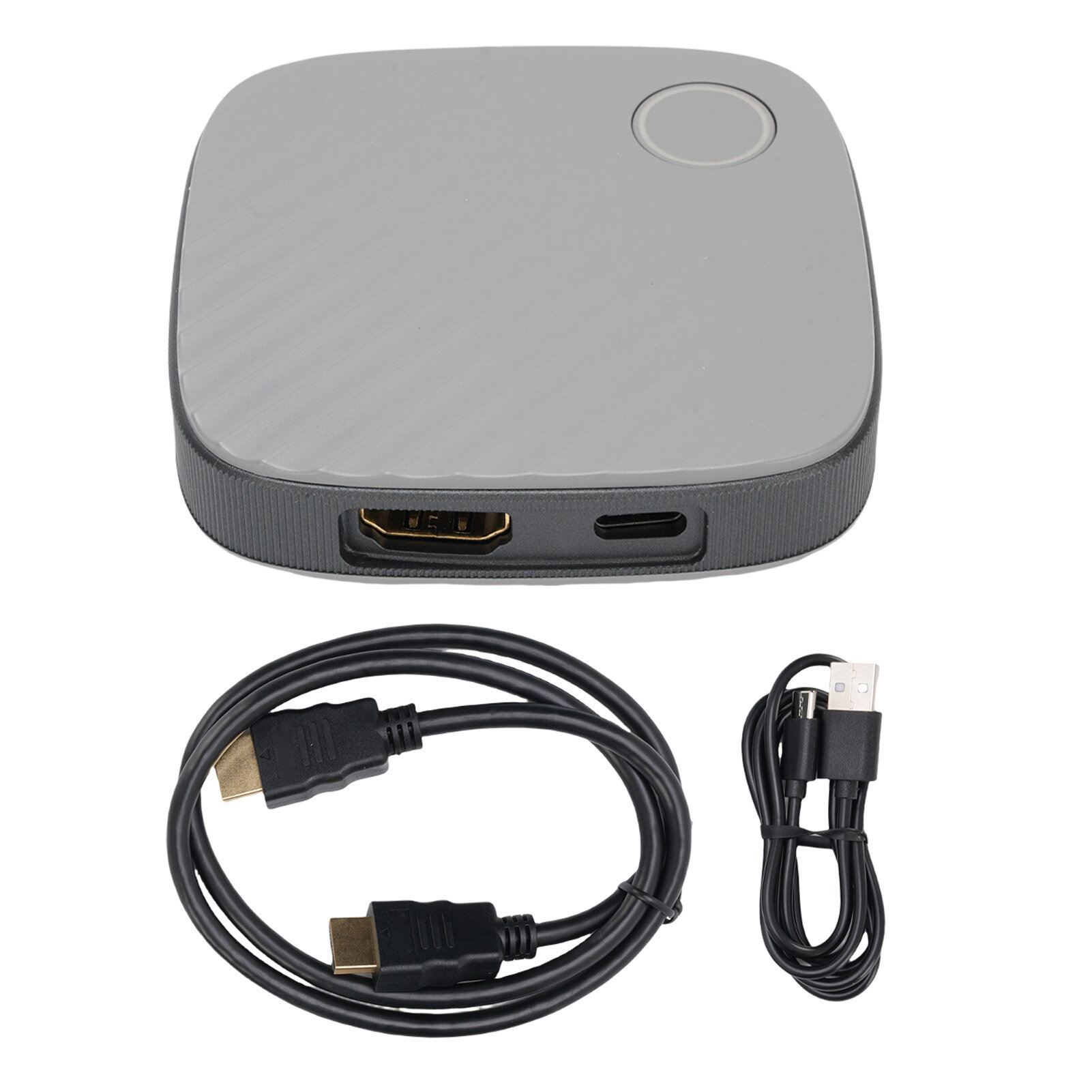 Беспроводной HD-адаптер для отображения изображения, поддержка 4K на расстоянии до 50 м, зеркальное отображение экрана 2,4G/5G для телефонов, планшетов, телевизоров и проекторов.