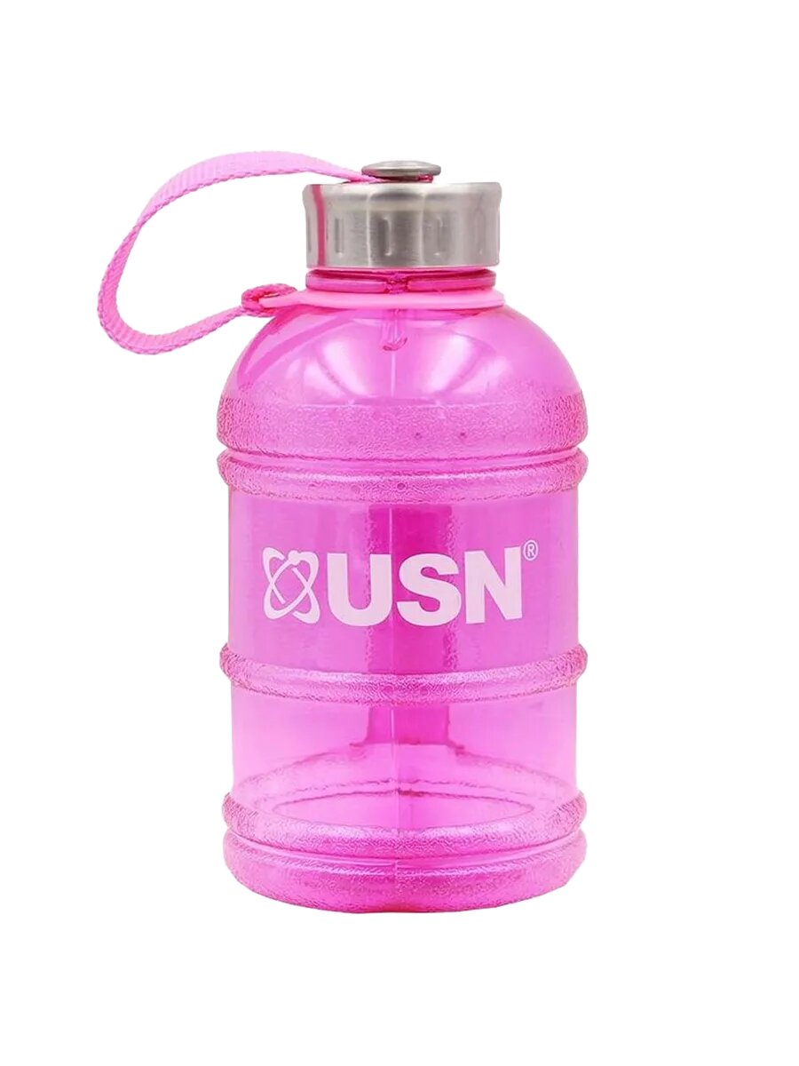 USN Бутылка для воды спортивная Water Jug 1000 мл Розовая