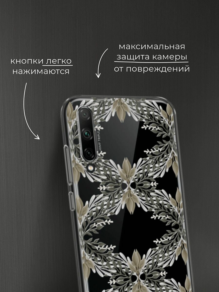 Чехол на Honor 30i / Хонор 30i с принтом "Калейдоскоп цветов" — фото 1