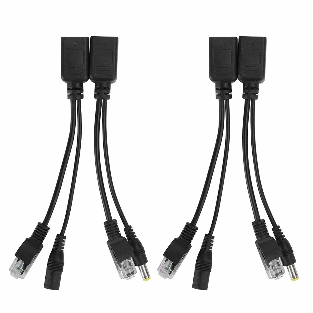 2шт POE сплиттеров 12V для IP-камер