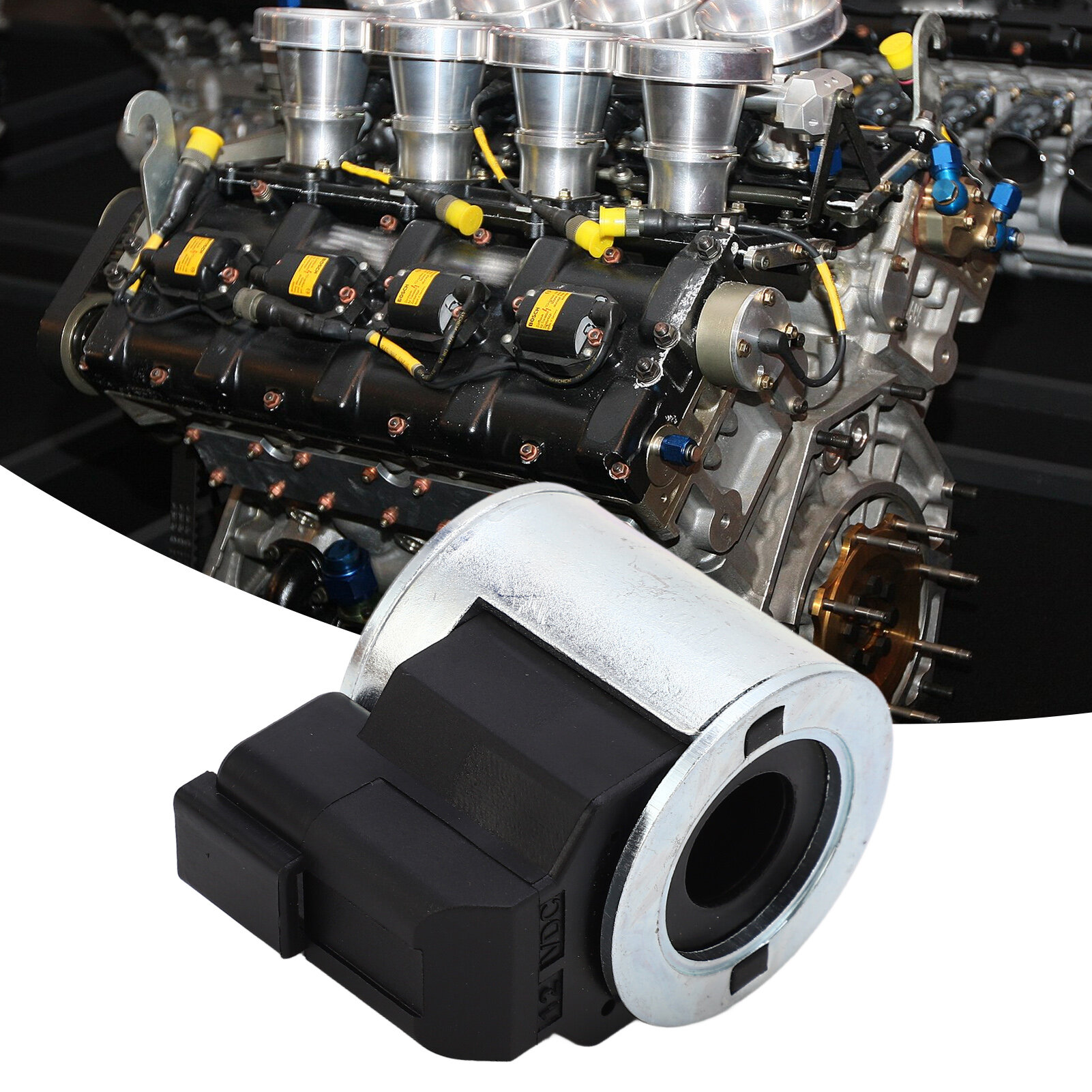 Катушка электромагнитного клапана 12 В с разъемом Deutsch 4303612 для замены штока HydraForce серий 08, 80, 88 и 98