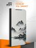 Чехол книжка для Honor X9c Smart / Хонор Х9с Смарт защитный, черный, с рисунком