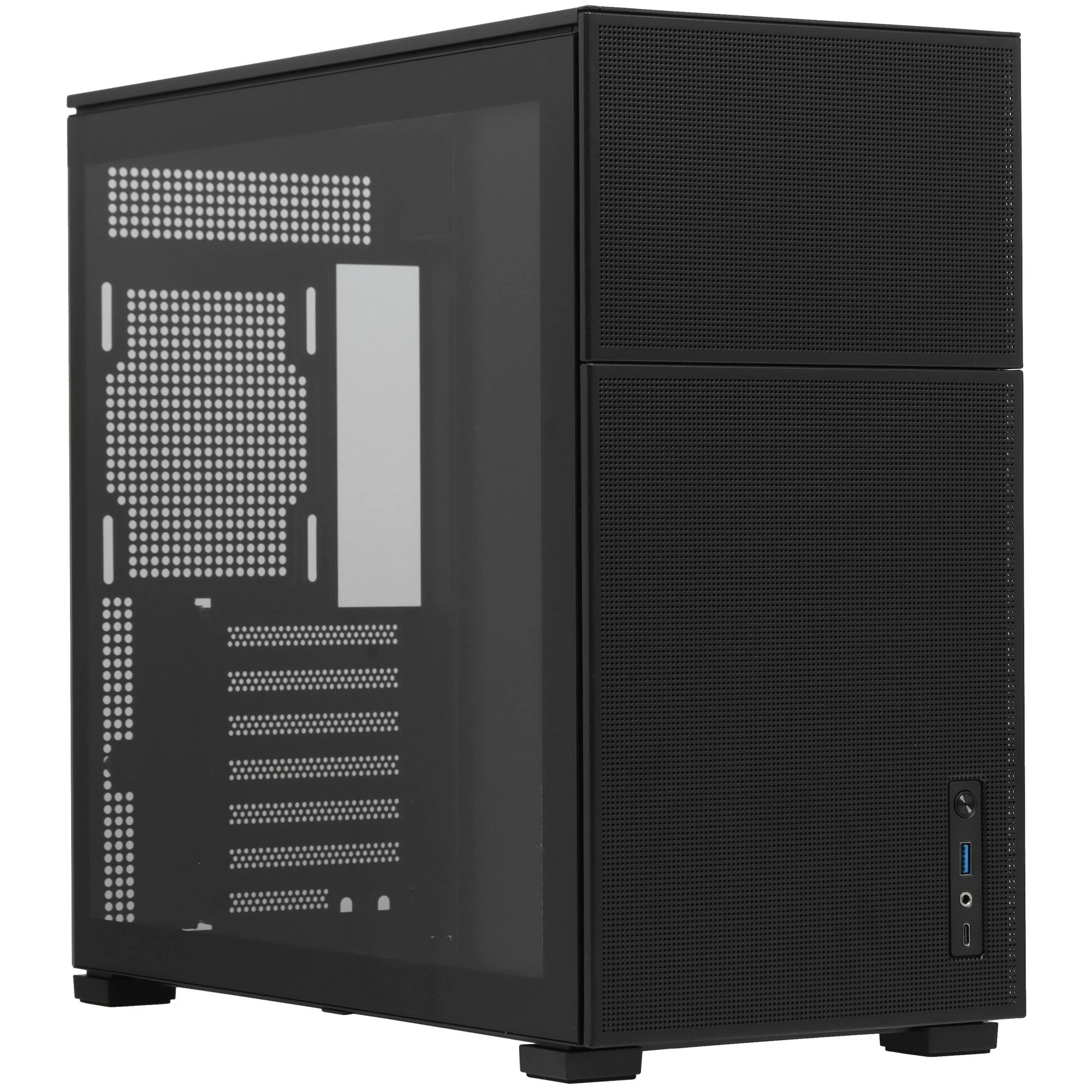 Корпус Midi-Tower JONSBO D41 MESH TG, черный (D41 MESH Black)