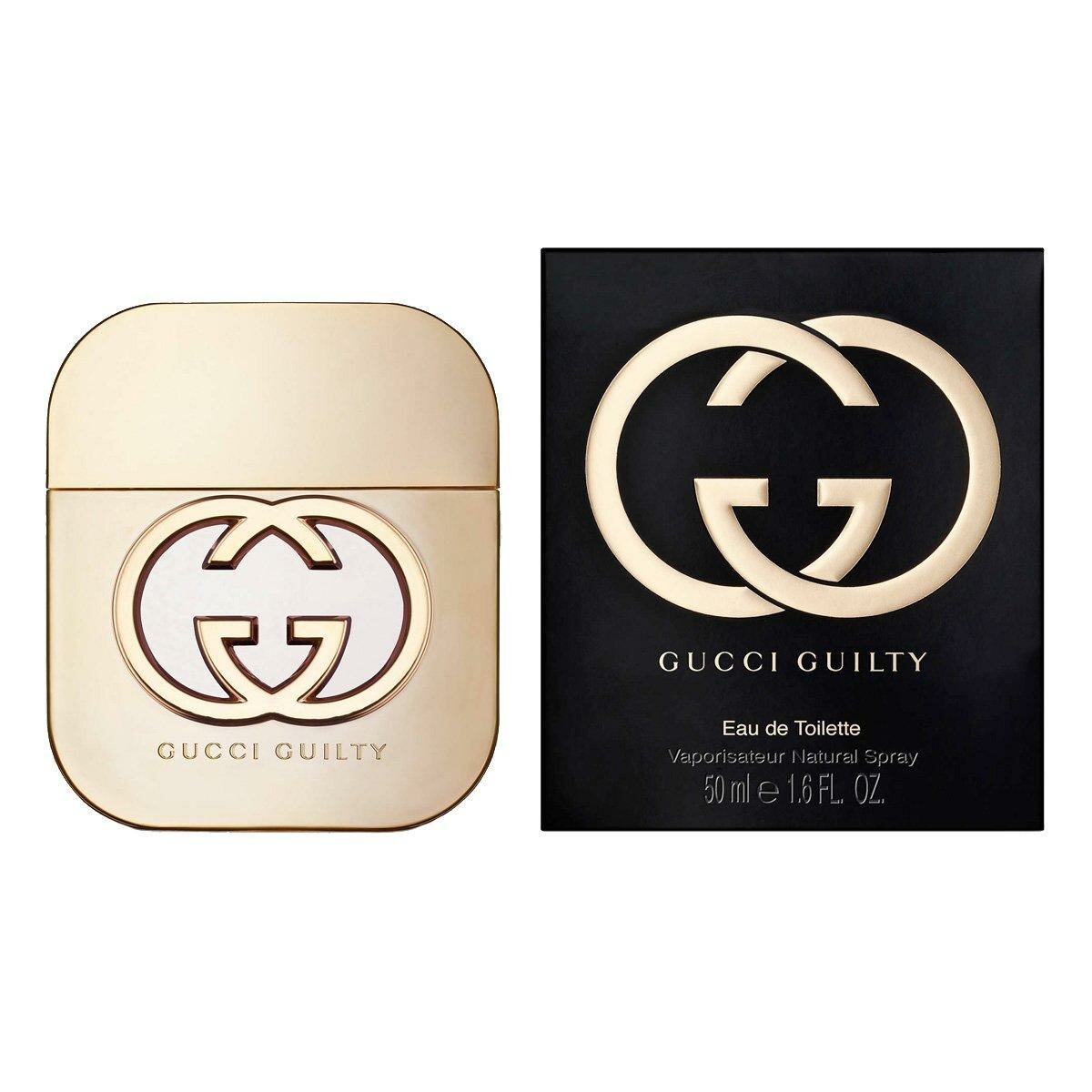 Туалетная вода Gucci "Guilty", женская, фруктово-цветочный аромат, 50 мл