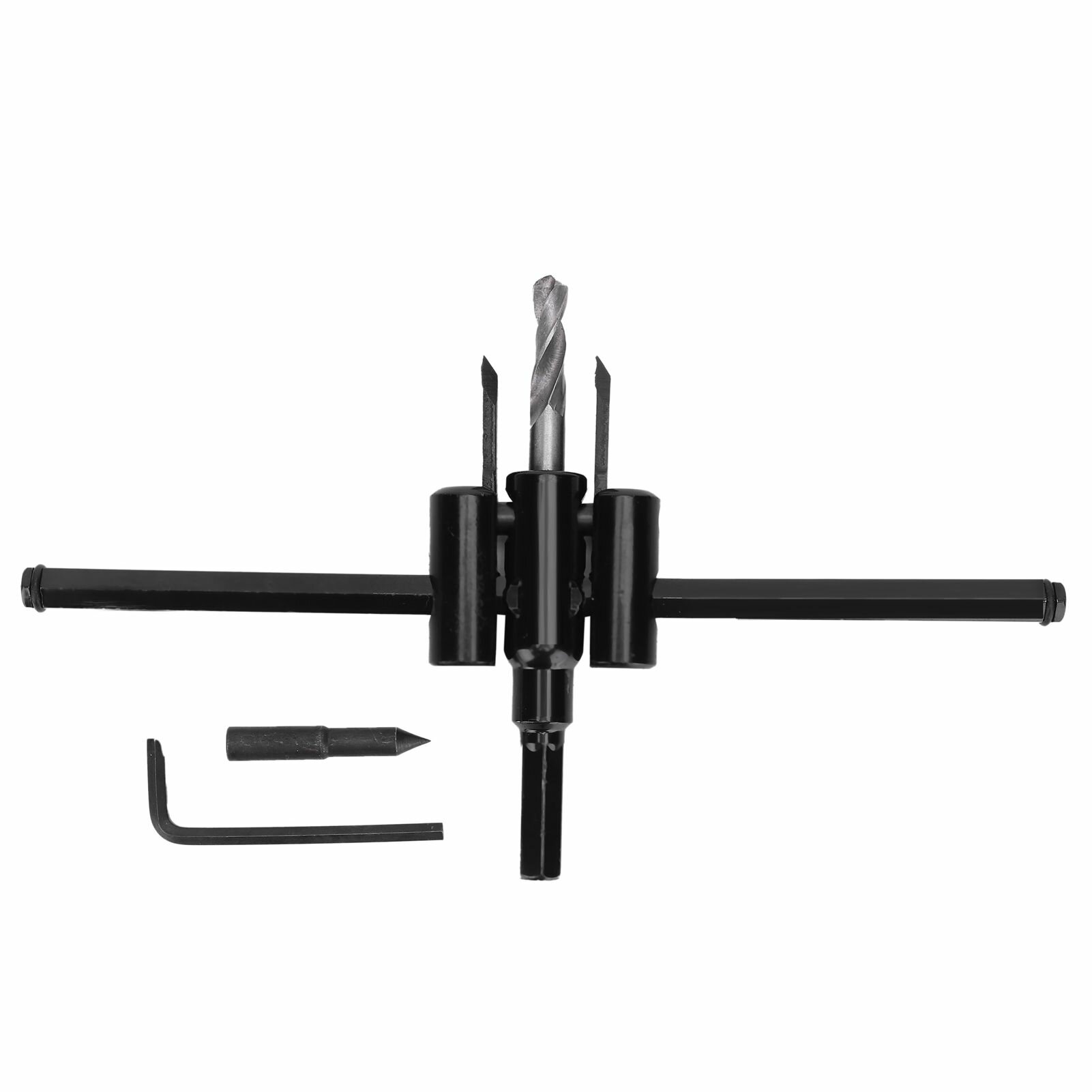 Регулируемый набор для резки отверстий, легированная сталь, сделай сам, круглая резка для древесины, пластика, доска 30-200 мм