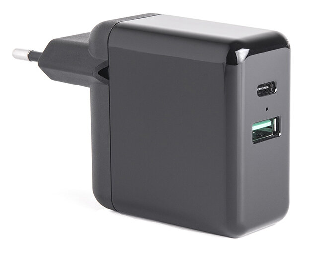 Блок питания 3-12V 1500-3000mA имп. ETL-MP45WB QC3.0 PD3.0 USB Type-C Delta+