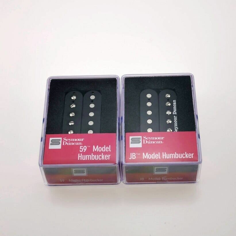 Звукосниматели для электрогитар Seymour Duncan SH1n 59 и SH-4 JB 4C Humco Dot (черные)