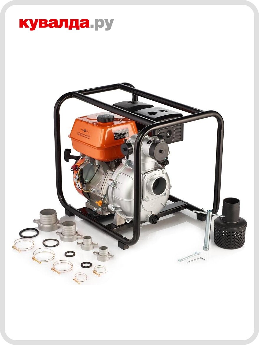 Мотопомпа бензиновая MERAN MPG301H высоконапорная