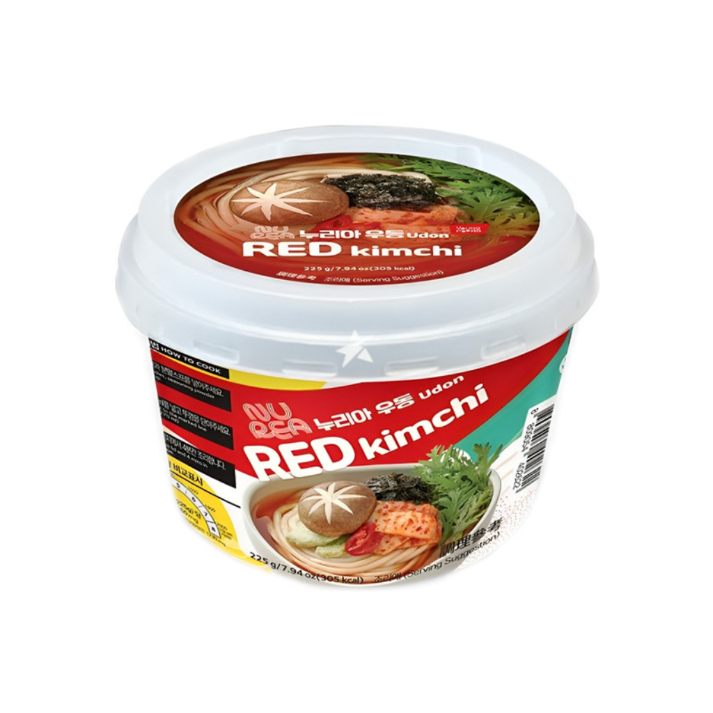 Лапша быстрого приготовления Nurea удон с кимчи 225 г, Южная Корея