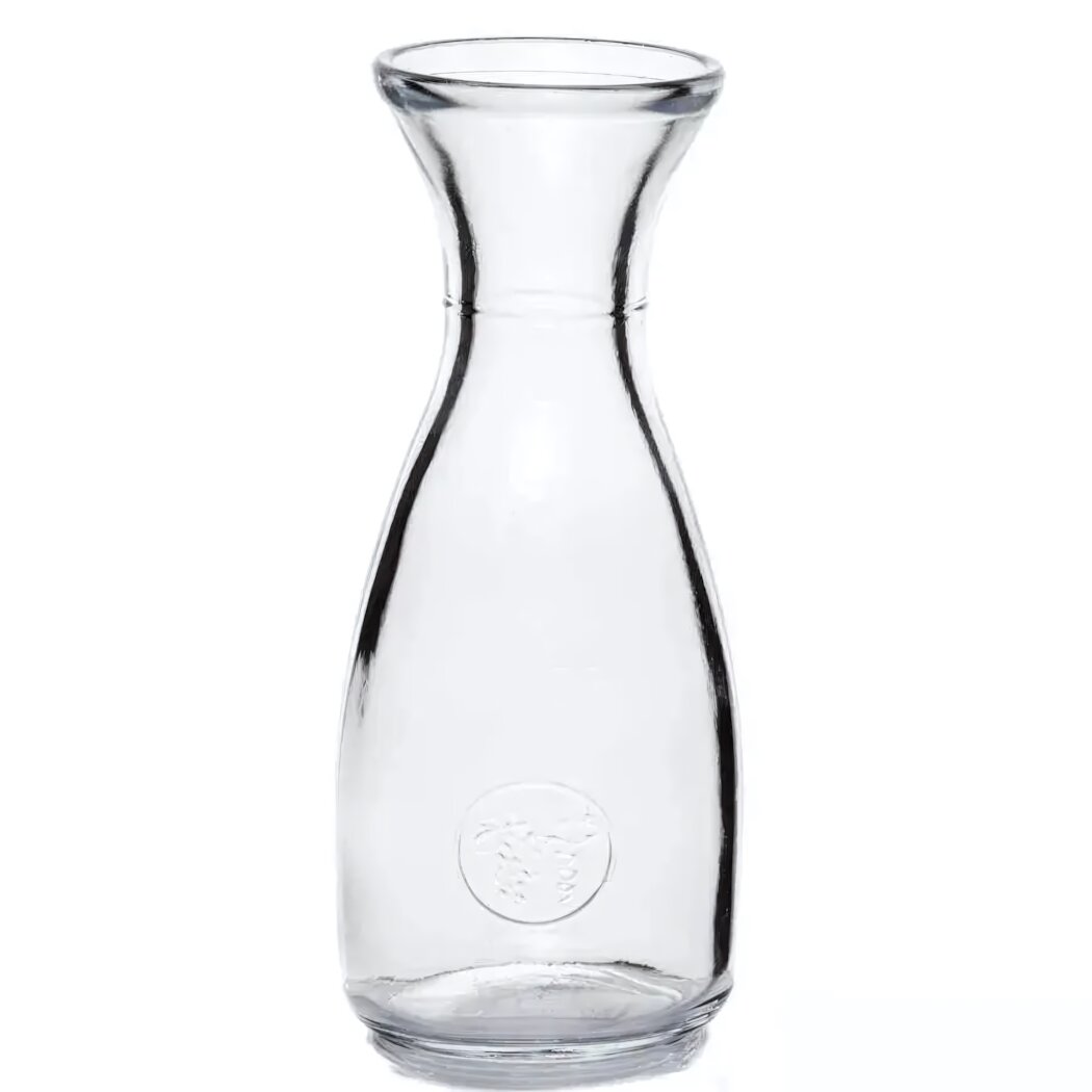 Декантер "бахус" 500 мл, стеклянный, для вина, эргономичная форма, устойчивое основание