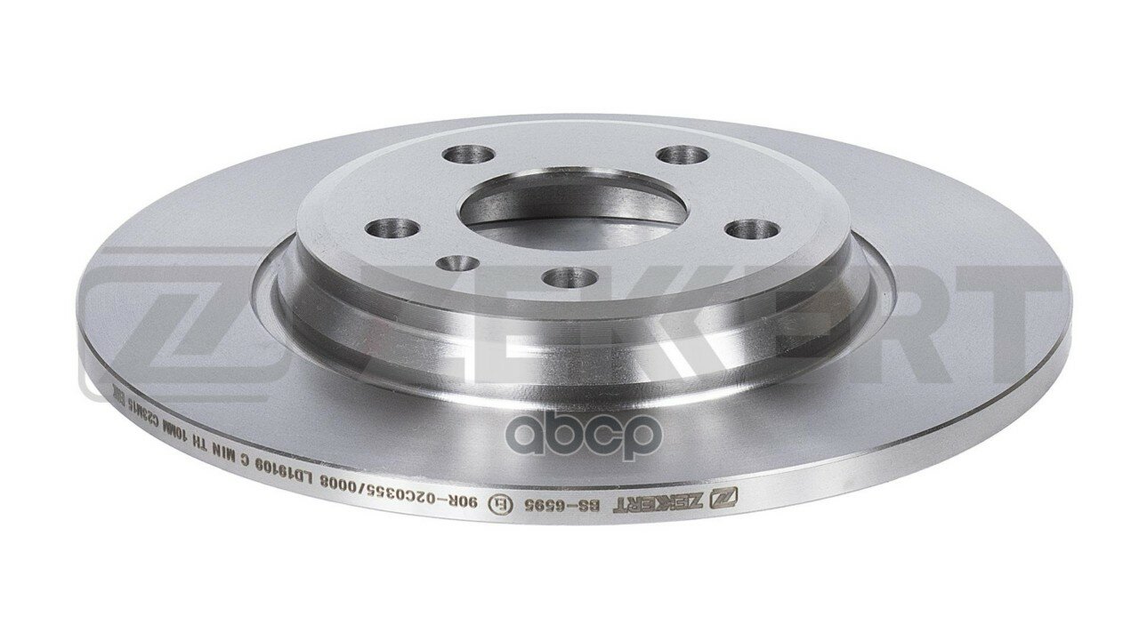 Диск тормозной задн. Audi A6 V 18- A4 V 15- Q5 II 16- A5 II 16- Zekkert арт. bs-6595