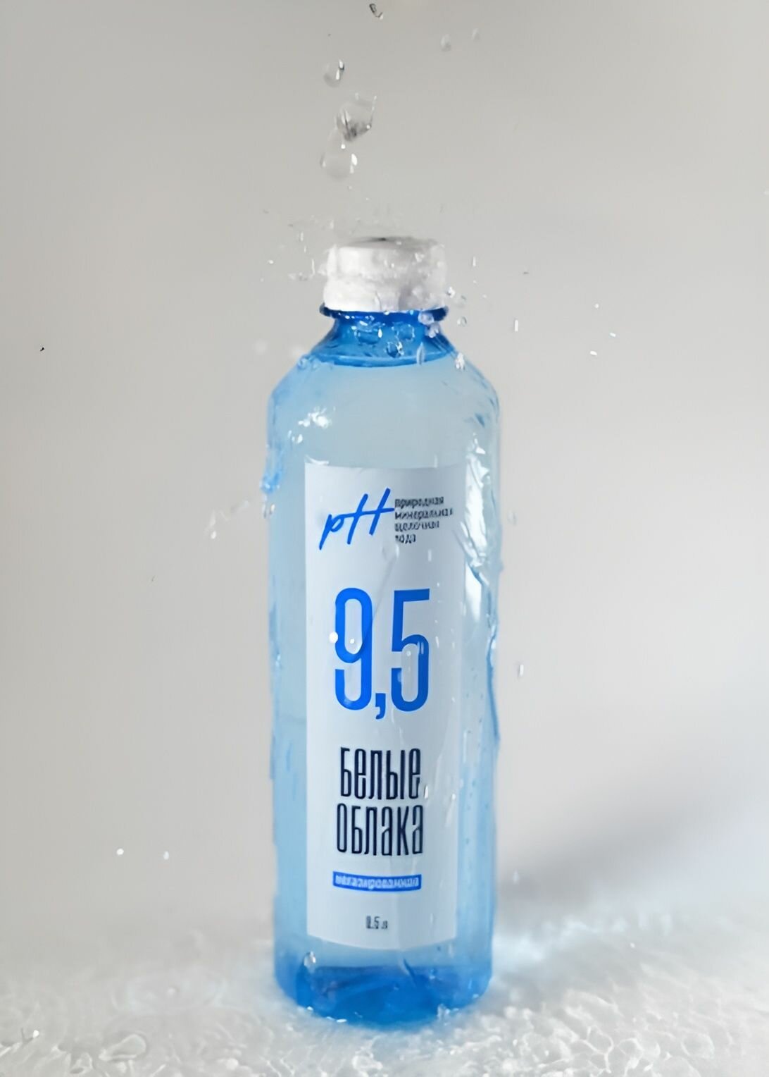 Вода природная щелочная минеральная Белые Облака, 12 шт по 0,5 л, пэт, без газа