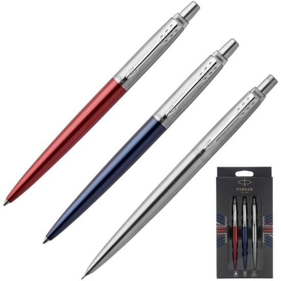 Набор ручек Parker Jotter London Trio: шар+гелевая+мех. каранд, кор 2032740