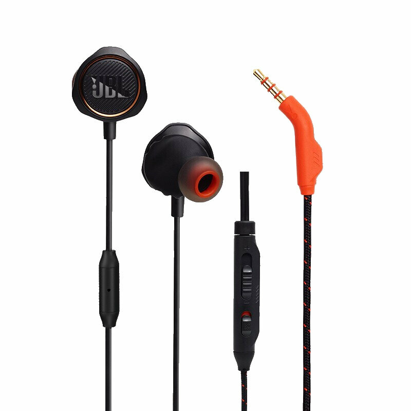 Наушники-вкладыши JBL проводные, черные, высокая чувствительность, легкие, комфортные для длительной