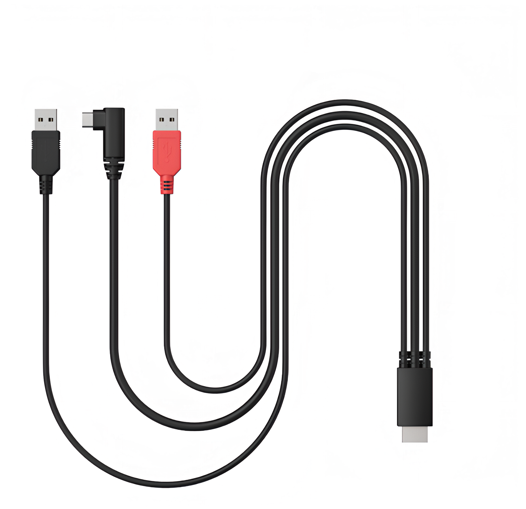 Кабель 3-в-1 XPPen, для графических планшетов, передача данных, черный, 1 шт.