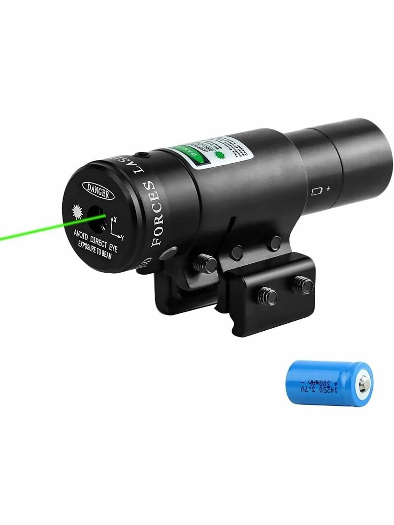 Регулируемый точечный лазерный маркер, компактный тактический красный и зеленый лазерный маркер с креплением Пикатинни, шестигранный ключ для охоты
