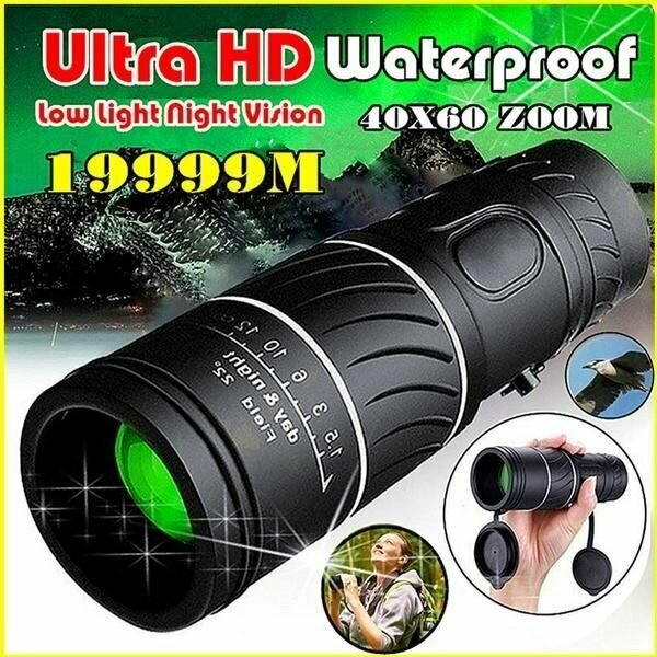 Монокулярный телескоп "40x60", максимальное увеличение 40, черный