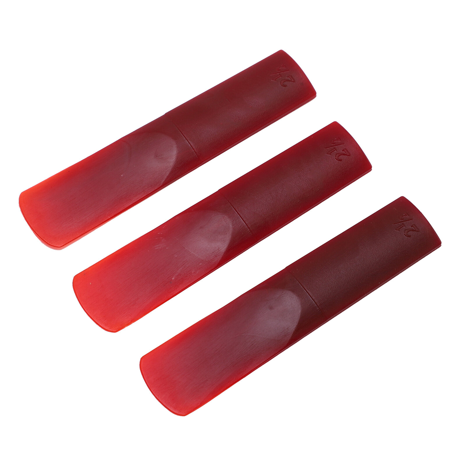 3 Pcs Alto Saxophone Reed Portable Wear Resistant Durable Advanced Craft Resin ReedRed