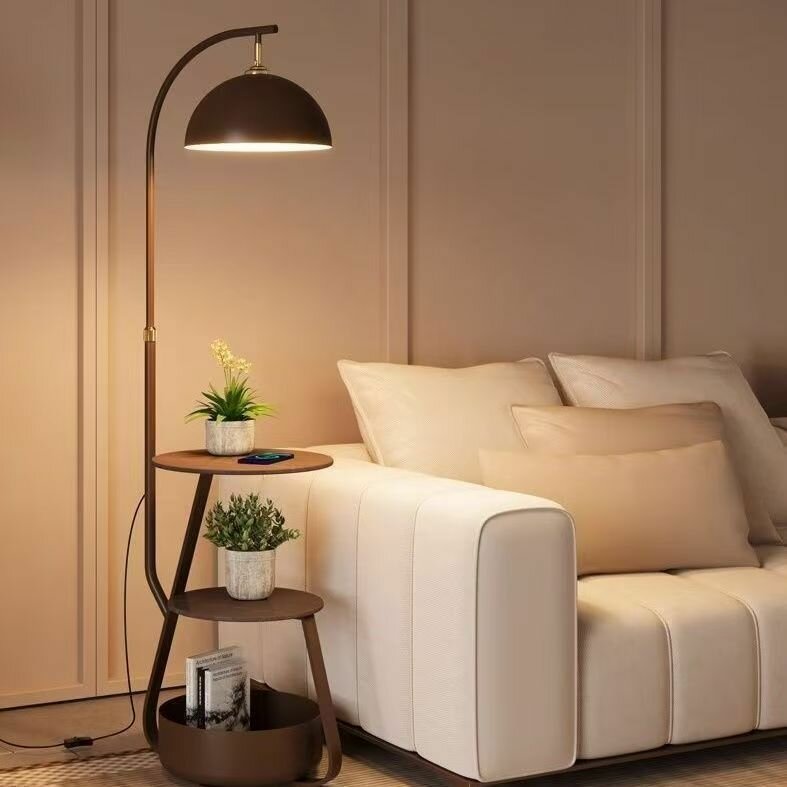 Торшер Oliver Light, E27, мощность 12Вт, Регулируется по высоте, высота 150-165 см, IP16, коричневый