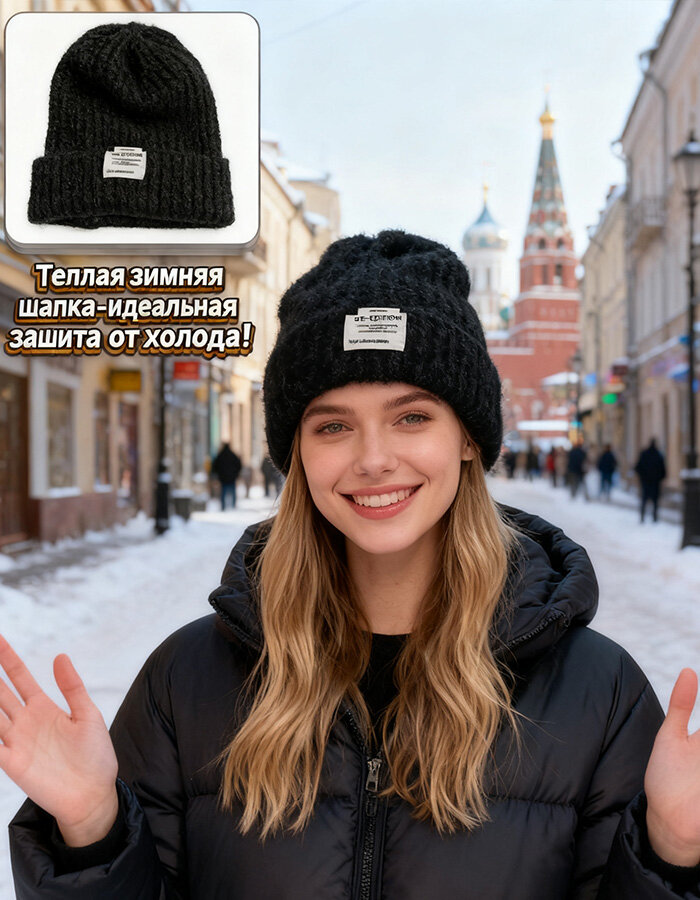 Шапка для девочек и женщин