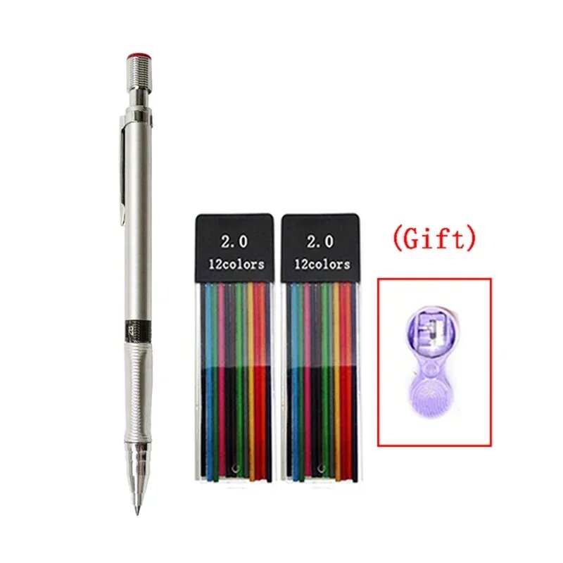 Механический карандаш MROOFUL 2.0 мм, Цвет: 1Pen Colors Set D
