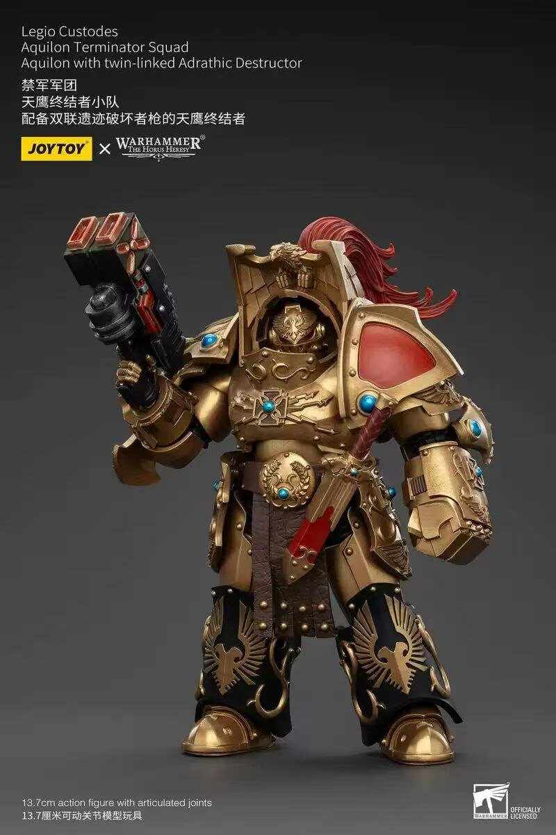 Warhammer 30K Легио Кустодес Аквилон Терминатор Подвижная фигурк