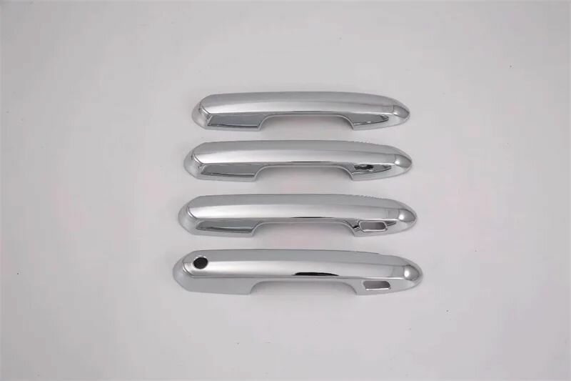 Ручка дверная автомобильная, арт. Защитная хромированная крышка дверной ручки из ABS с эффектом углеродного волокна для Toyota RAV4 XA50 2019–2025, аксессуары для стайлинга автомобиля, 3 шт.