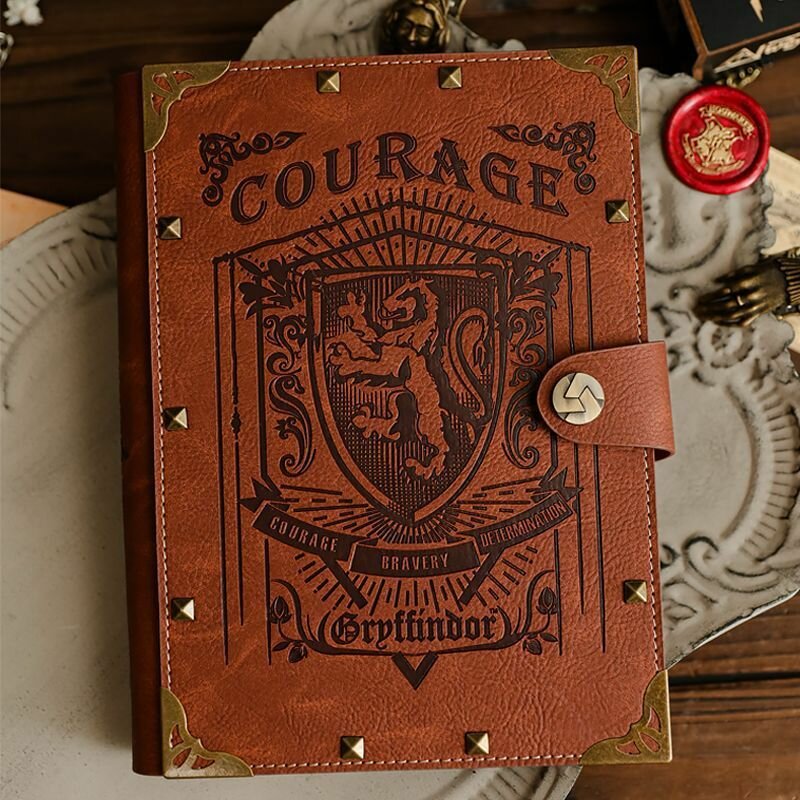 Дневник с листами на кольцах Гарри Поттера, блокнот Хогвартса, многофункциональный винтажный фотоальбом, памятная рукописная книга