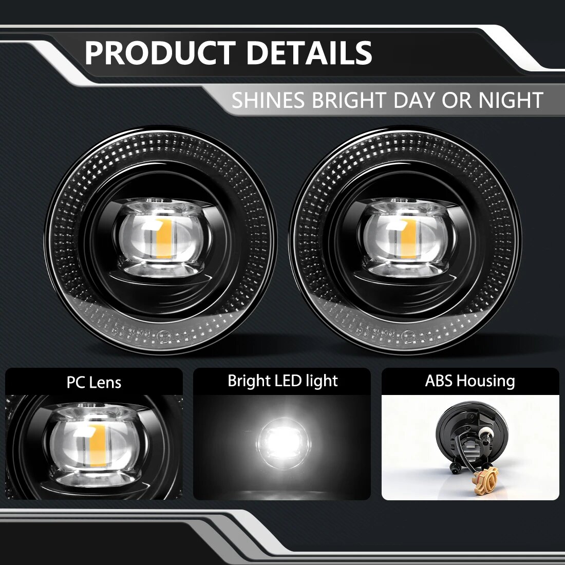 2 шт. противотуманные фары 12В для Chevrolet Camaro 2010-2016, Colorado 2015-2016, Suburban, Tahoe 2007-2014, Silverado, Avalanche, автомобильные аксессуары LED White