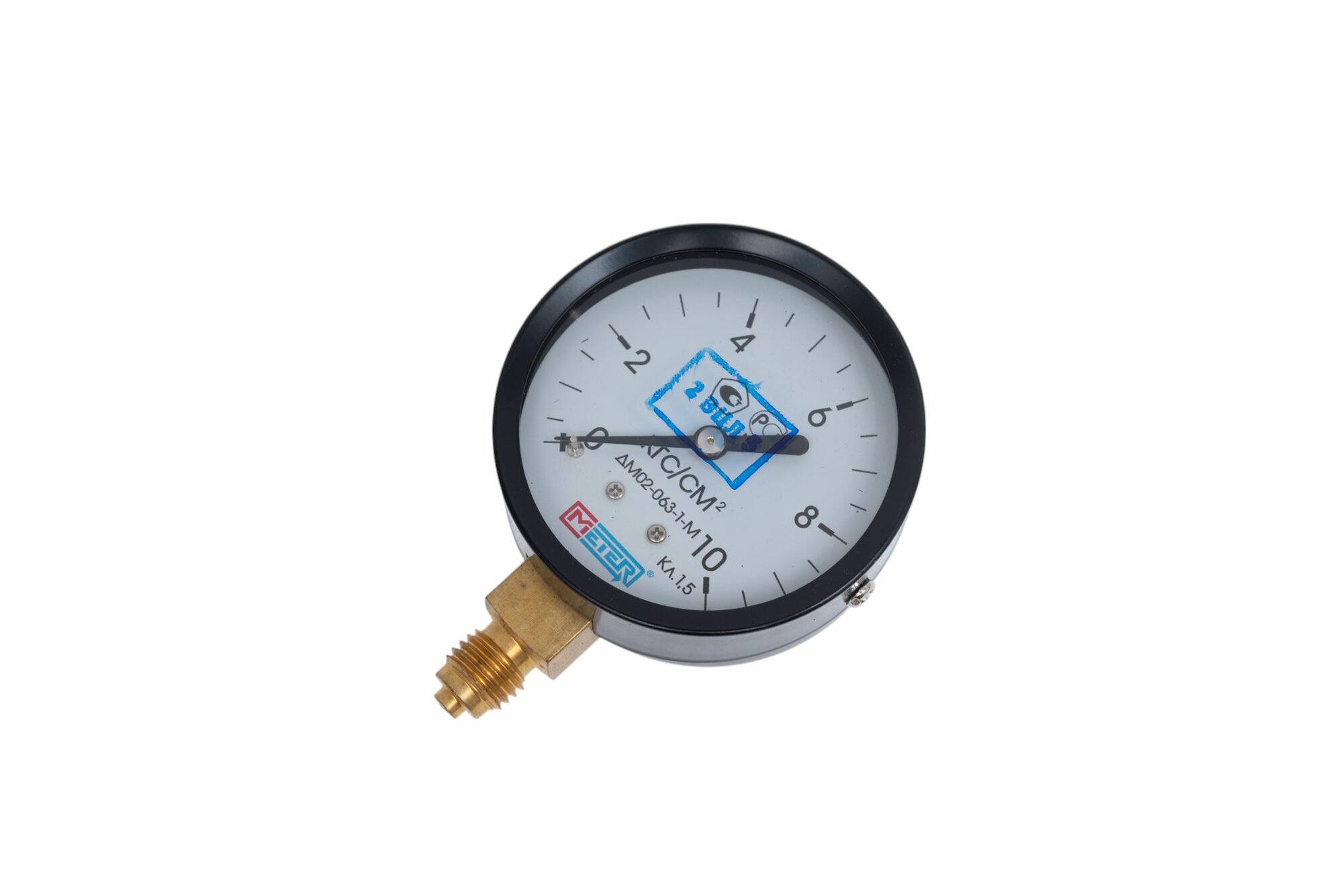 Манометр метер ДМ 02-063-1-М Р 0.10 кгс/см2 М12x1,5 кл.1,5 660